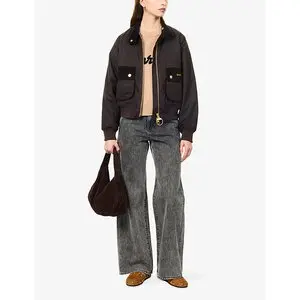 Barbour Ivybridge Logo-embroidered Waxed Cotton Jacket