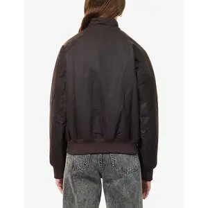 Barbour Ivybridge Logo-embroidered Waxed Cotton Jacket