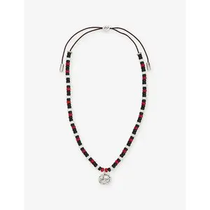 TWOJEYS Night Beaded Superstar 925 Sterling Silver-plated Brass Necklace - Multi