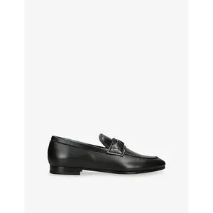 Valentino Garavani Vlogo Leather Loafers