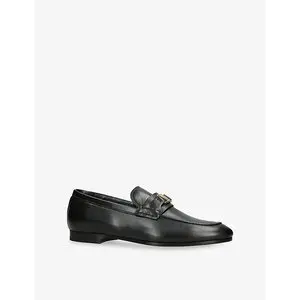 Valentino Garavani Vlogo Leather Loafers