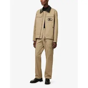 Burberry Reddric Straight-leg Cotton Trousers