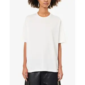 THE FRANKIE SHOP Harper Cotton-jersey T-shirt - Off White