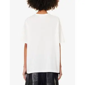 THE FRANKIE SHOP Harper Cotton-jersey T-shirt - Off White