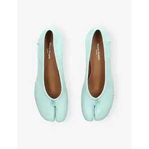 MAISON MARGIELA Tabi Ballerina Leather Heeled Shoes