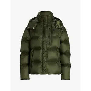 Polo Ralph Lauren Brand-embroidered Padded Shell-down Coat