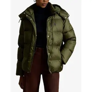 Polo Ralph Lauren Brand-embroidered Padded Shell-down Coat