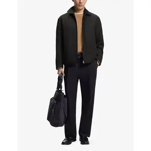 BOSS Side-pocket Zip-through Woven Jacket