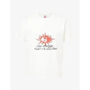 TWOJEYS Same Energy Graphic-print Cotton T-shirt