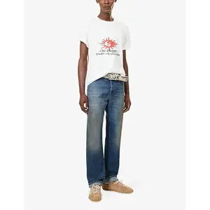 TWOJEYS Same Energy Graphic-print Cotton T-shirt