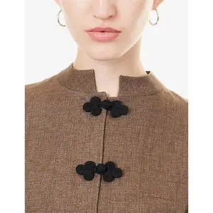 ROHE FRAMES Pankou Knotted Linen Jacket