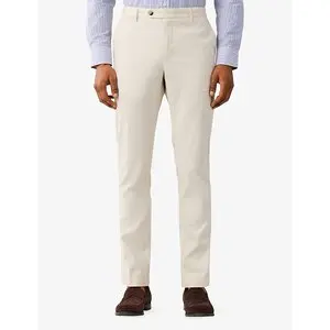 HACKETT Kensington Ribbed Slim-fit Stretch-cotton Chinos