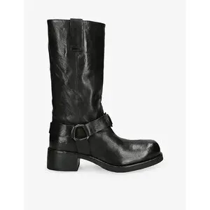 Officine Creative Dana Leather Knee-high Boots With Chunky Silhouette