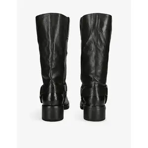 Officine Creative Dana Leather Knee-high Boots With Chunky Silhouette