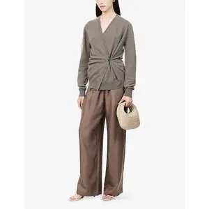 ROHE FRAMES Twist-front Ballet Cardigan