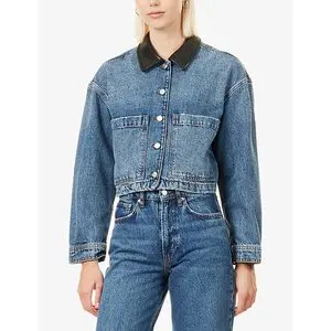 ANINE BING Yuma Boxy Denim Jacket