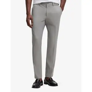 BOSS Slim-fit Tapered Cotton-blend Trousers