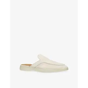 AURELIEN Yacht Suede Slipper Loafers - Cream