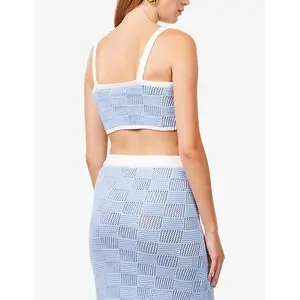 4TH & RECKLESS Yasmin Textured Cotton-blend Top