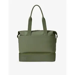 BEIS The Weekender Travel Bag With Leather Trim - Olive