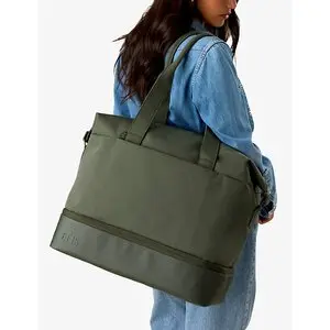 BEIS The Weekender Travel Bag With Leather Trim