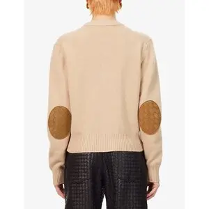 Bottega Veneta V-neck Relaxed-fit Cashmere-blend Cardigan - Wax