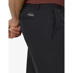 Boggi Milano Stretch-woven Tapered Trousers - Black