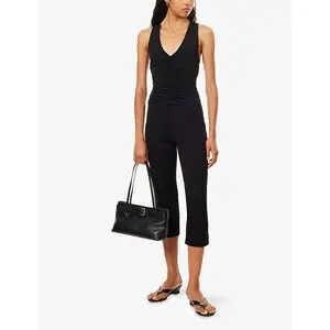 Dissh Avelin Ruched Cotton-blend Top