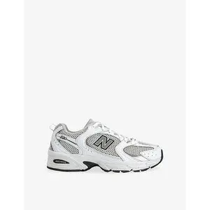 NEW BALANCE Mr530 Leather And Mesh Trainers - White Silver Metallic Bl