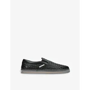Bottega Veneta Serena Woven Leather Low Top Sneakers