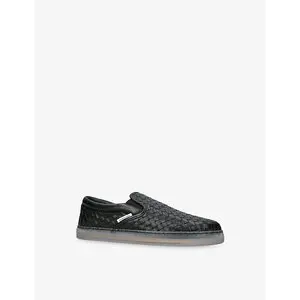Bottega Veneta Serena Woven Leather Low Top Sneakers