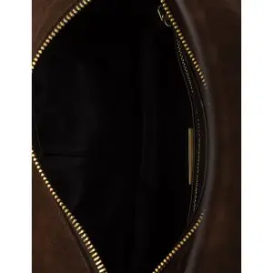 Prada Aimée Medium Suede Shoulder Bag
