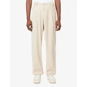 SUMMIT Tailored Cotton And Wool-blend Trousers