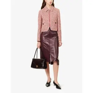 ME+EM Boxy-fit Textured Cotton-blend Jacket