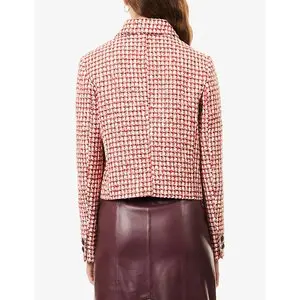 ME+EM Boxy-fit Textured Cotton-blend Jacket