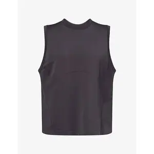 Lululemon Metal Vent Tech Sleeveless Stretch-woven Top - Black/graphite Grey