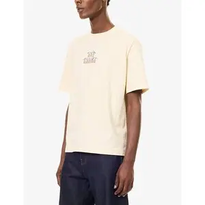 NOT BORING Turning Herads Graphic-print Cotton T-shirt