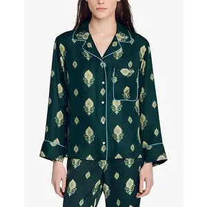 Sandro Paisley Relaxed Fit Woven Shirt