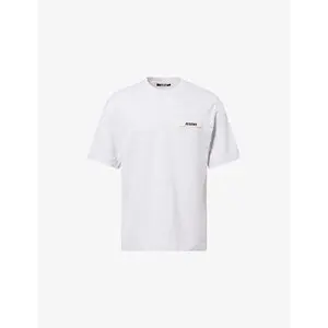 Jacquemus Le Gros Grain Cotton-jersey T-shirt - Grey