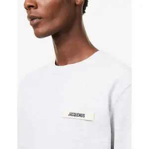 Jacquemus Le Gros Grain Cotton-jersey T-shirt - Grey