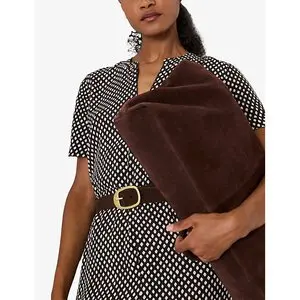 Whistles Checked Short-sleeve Woven Jumpsuit