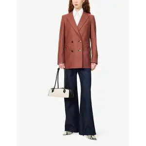 BLAZÉ MILANO Double-breasted Virgin Wool And Cashmere-blend Blazer