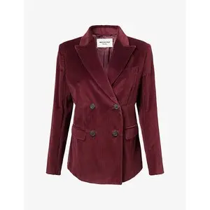Max Mara Double-breasted Cotton-corduroy Blazer