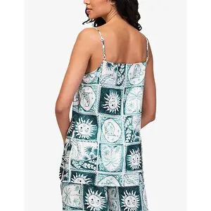 RO&ZO Zodiac Print Longline Camisole Top