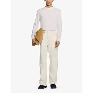 Sandro Straight-leg Relaxed-fit Denim Jeans