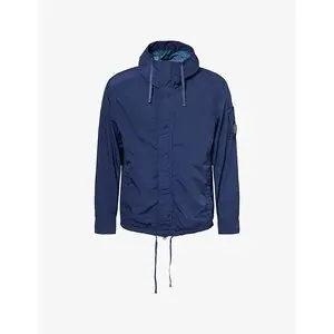 C.P. COMPANY Shell Jacket With Drawstring Waist And Hood - Peacoat