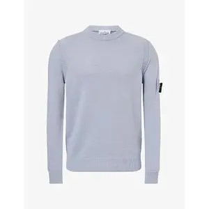 Stone Island 5100072 Crewneck Wool Knit Jumper - Ash Grey
