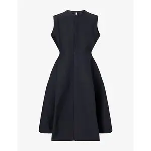 CFCL Milan Vest Woven Midi Dress - Black