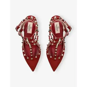 Valentino Garavani Rockstud 65 Suede Courts