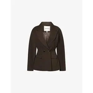 THE COUTURE CLUB Tailored Cinched Waist Woven Blazer
